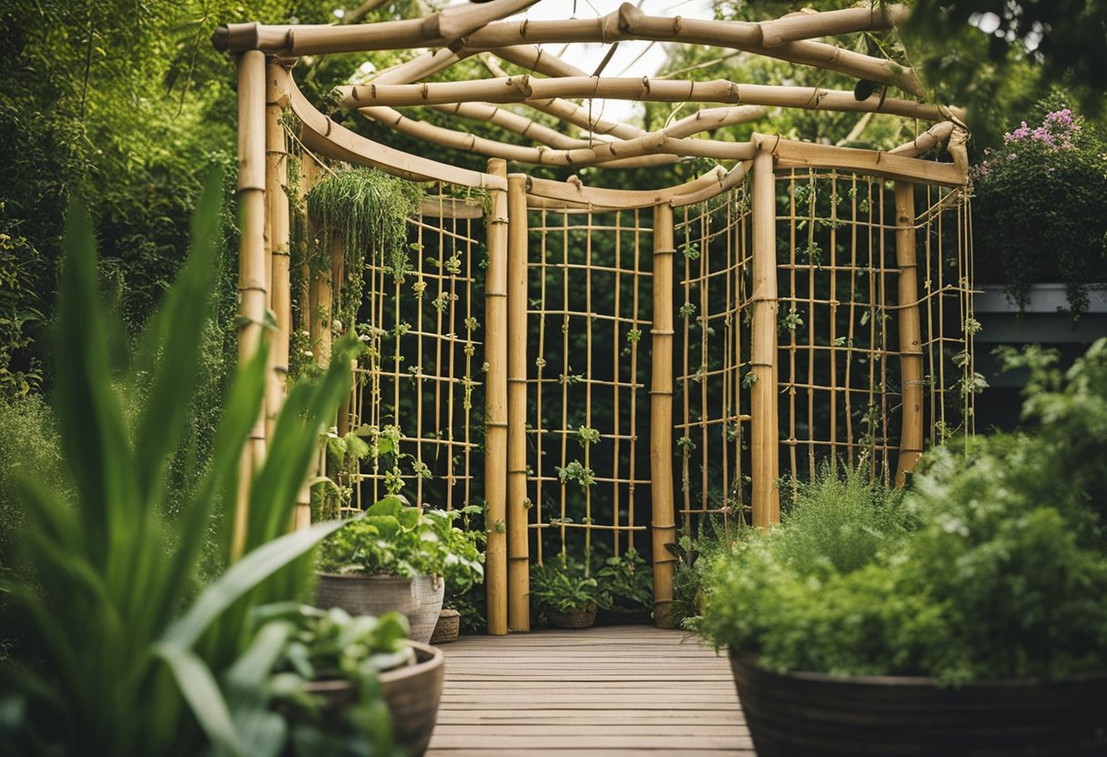 List of 10 Easy DIY Garden Trellis Ideas for Your Backyard - Small ...